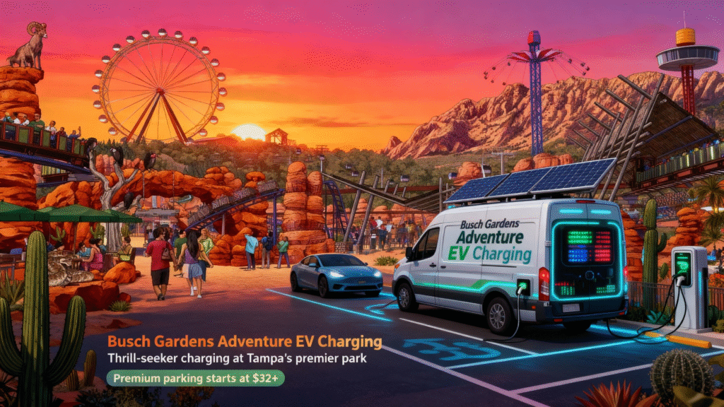 Busch Gardens Tampa Bay Charging: Mobile EV Solutions for Theme Park ...